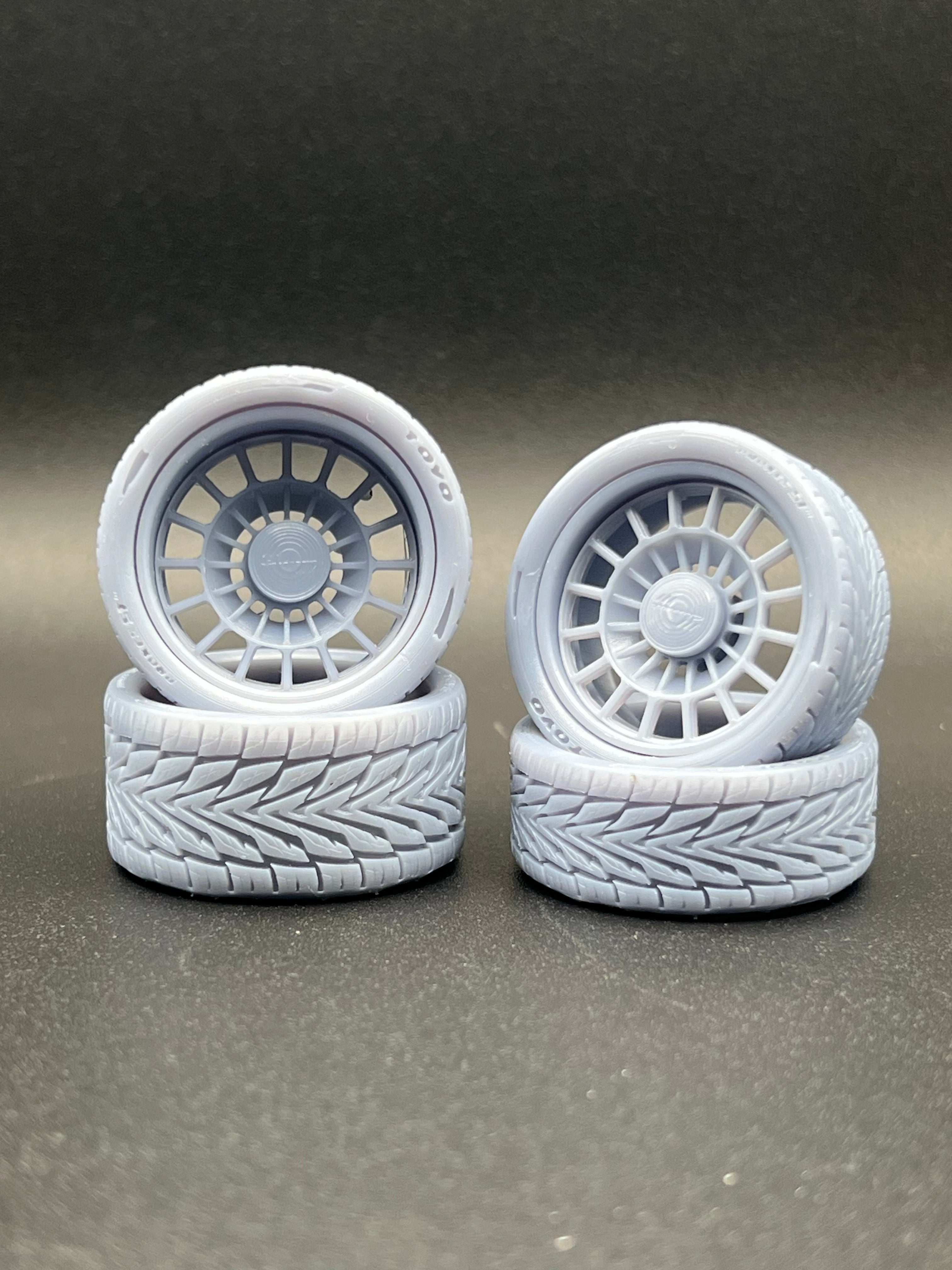 1/18 Scale Resin Artillery Wheels (Set of 4) – American Model Products