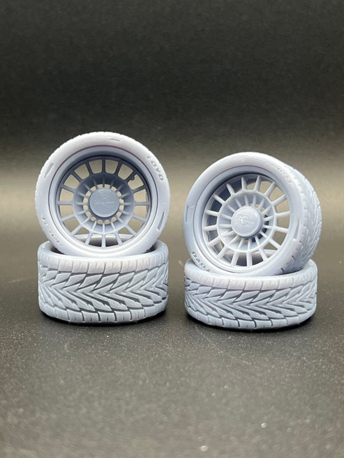 1/18 Scale Resin Artillery Wheels (Set of 4) – American Model Products
